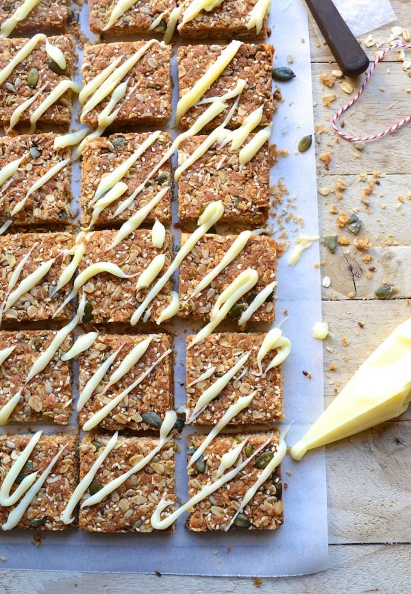 Best healthy seeded oat crunchies | A Bibbyskitchen recipe