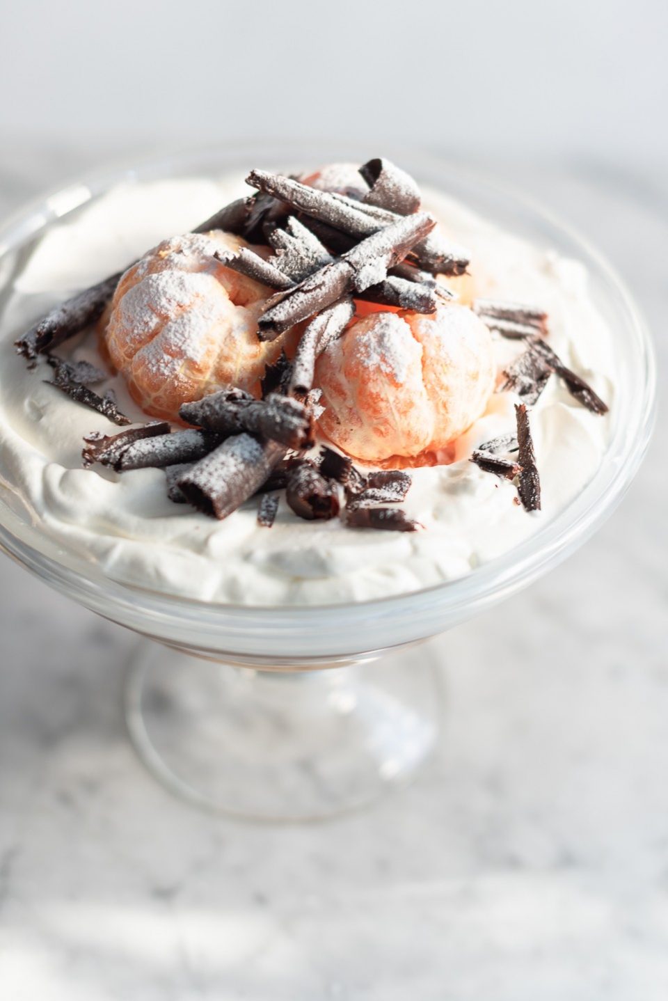 Mandarin and chocolate trifle | Bibbyskitchen recipes | Desserts