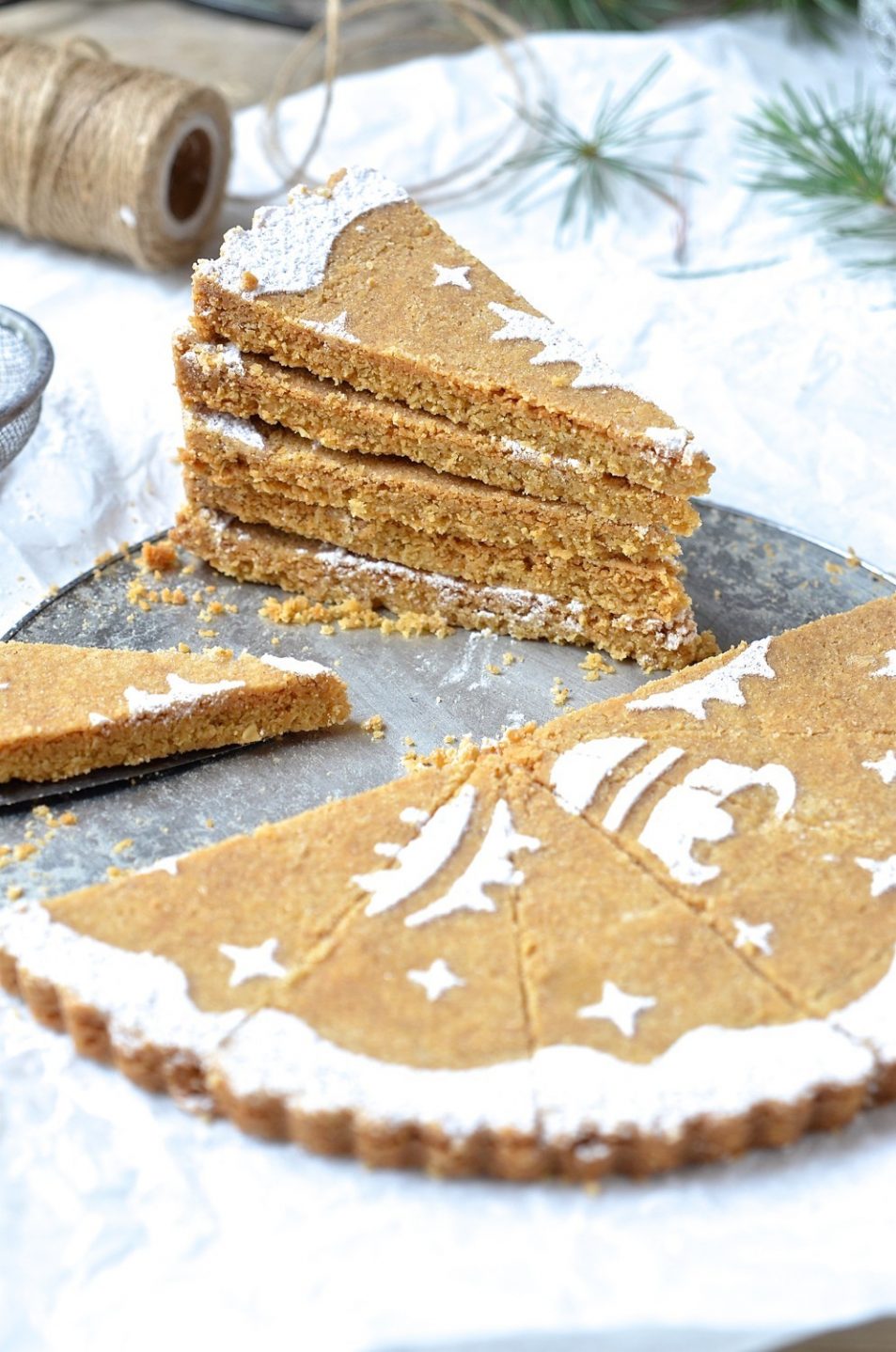 Ginger and oat shortbread | Bibbys Kitchen holiday baking