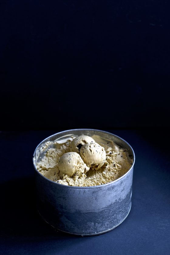 Sesame and liquorice ice cream | Bibbyskitchen recipes