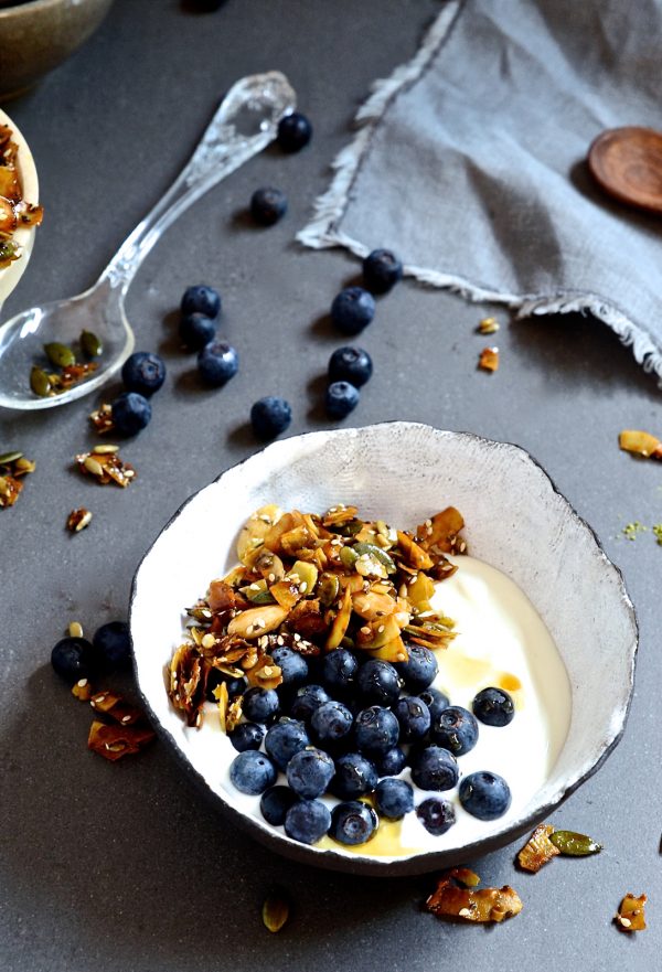 Matcha chia granola | Bibbyskitchen Gluten-free granola recipes